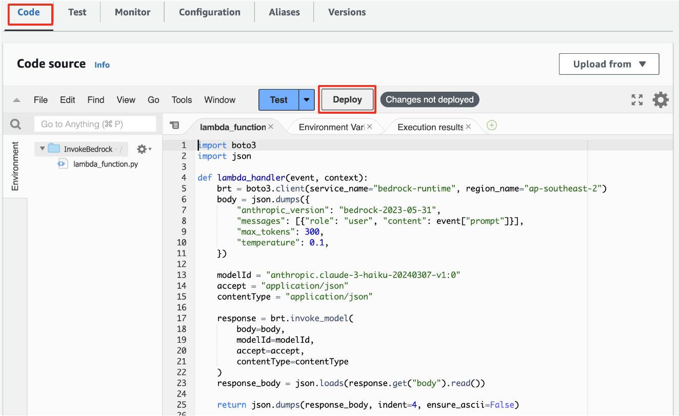 AWS LambdaでBedrock APIを呼び出す #lambda - Qiita
