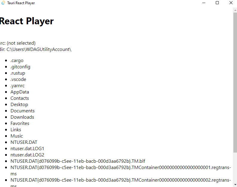 React + Rust + Tauriで動画プレイヤーを作るハンズオンまたは業務でRustを書きたい就活生の嘆き的な何か #TypeScript - Qiita
