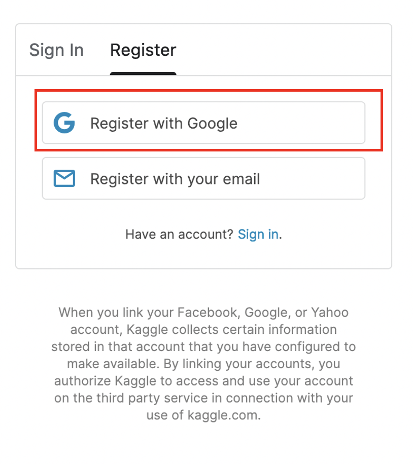 Kaggleでユーザー登録するまで #Python - Qiita