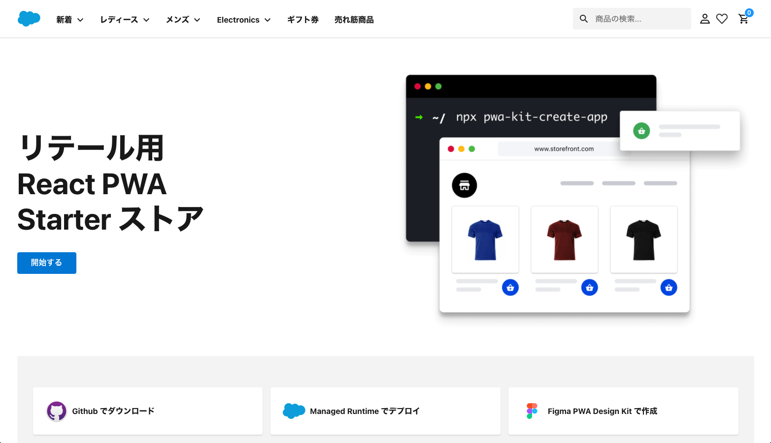 Salesforce B2C Commerce PWA Kit のサンプルを構築してみる #CommerceCloud - Qiita
