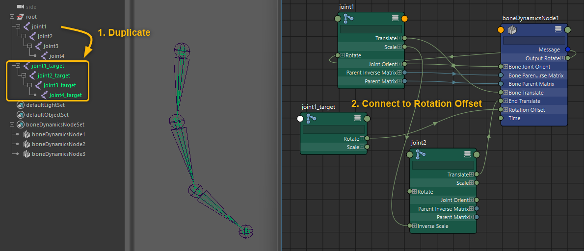 Maya用お手軽ボーンダイナミクスノード「boneDynamicsNode」詳細解説 #animation - Qiita