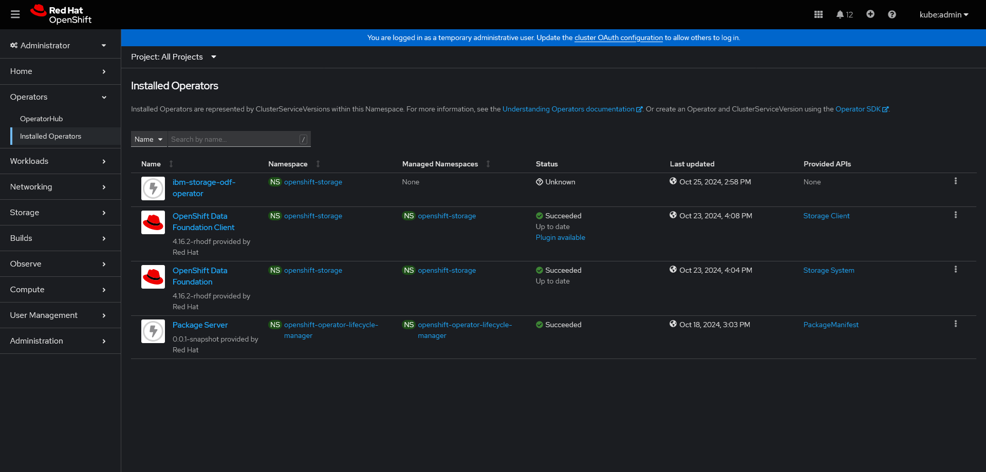 OpenShift Data Foundation (ODF) - 4.16 Installation #AWS - Qiita