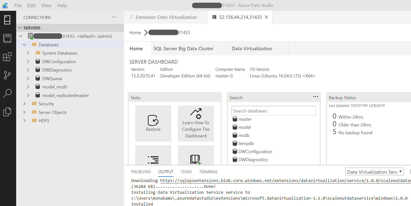 SQL Server 2019 ビッグデータクラスターを AKS で使う - azdata 既定の構成でインストール #SQLServer - Qiita