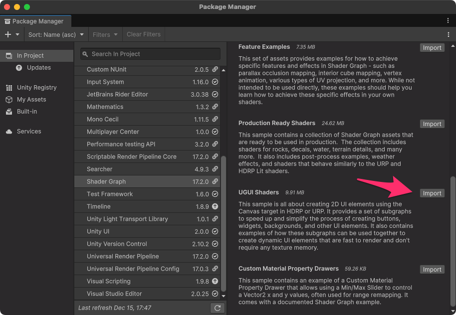 【Unity】UGUI Shadersサンプルを使ったお手軽UI描画 #uGUI - Qiita
