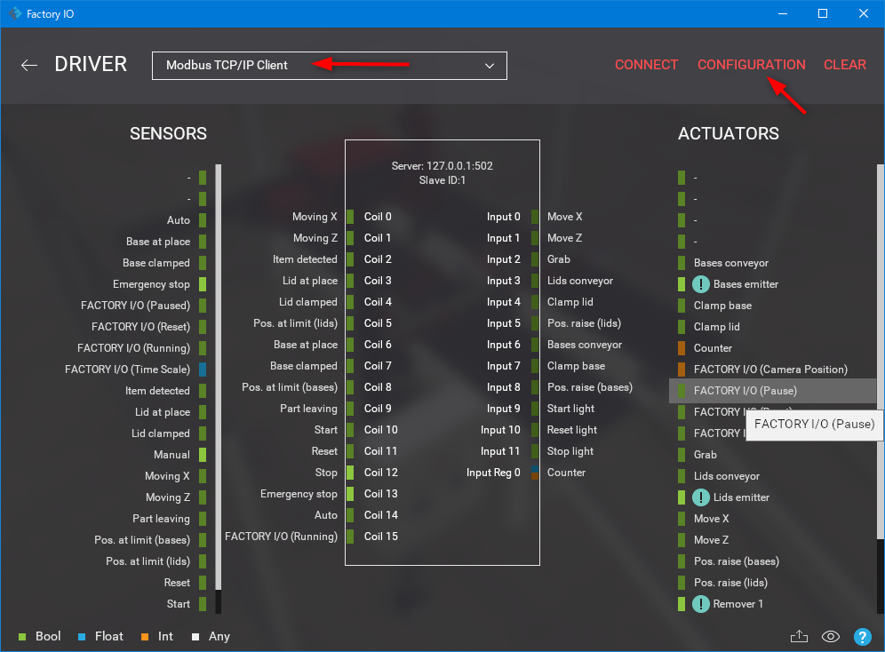 Modbus/TCPでFactory IOとMELSECを接続しよう(自動応答機能) #PLC - Qiita