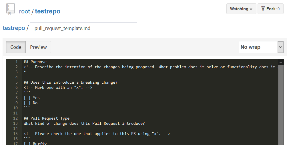 GitBucketでプルリクエストテンプレートを設定する方法 #pullrequest - Qiita