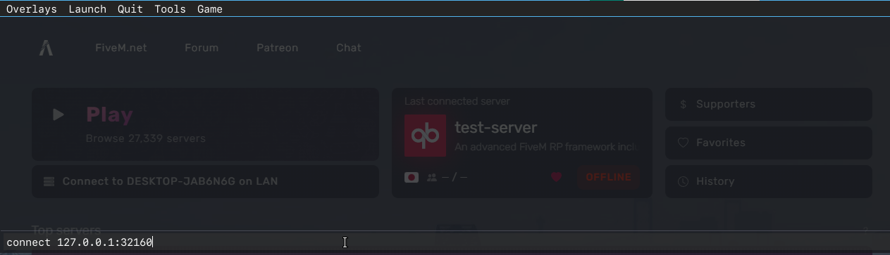 FiveMでプラグイン開発をする #Lua - Qiita