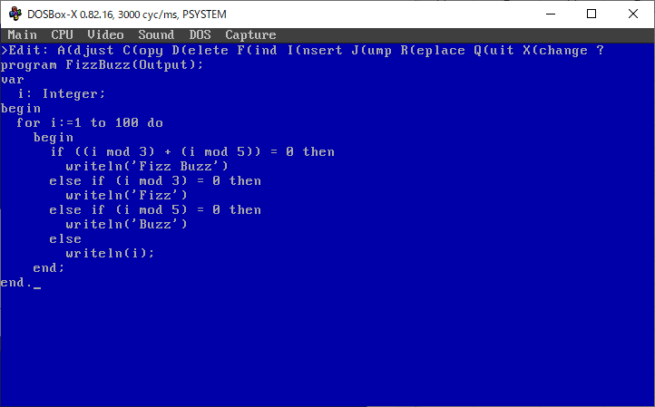 UCSD Pascal を触るためだけの UCSD p-System 操作ガイド #UCSDPascal - Qiita