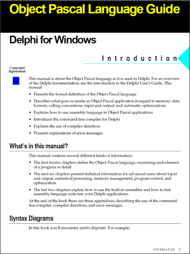 Dephi のオブジェクト指向拡張 (Pascal へのオブジェクト指向拡張の歴史と Delphi) #プログラミング - Qiita