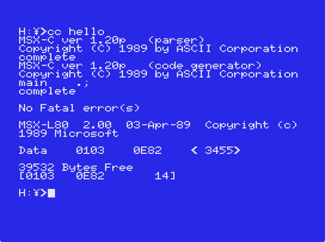 MSX-C に関する情報 #msx0 - Qiita