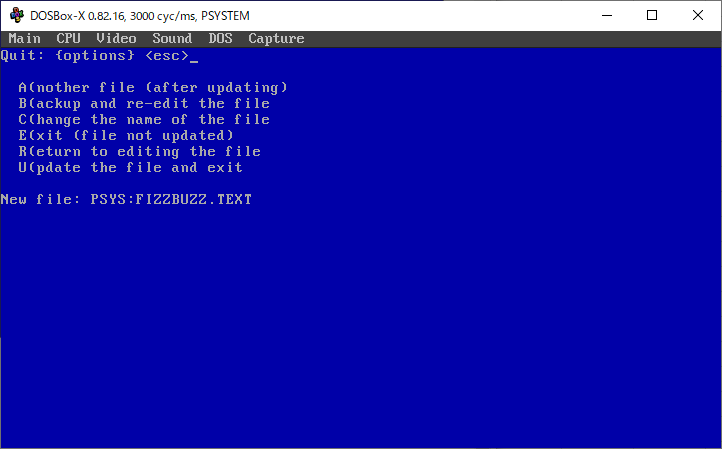 UCSD Pascal を触るためだけの UCSD p-System 操作ガイド - Qiita