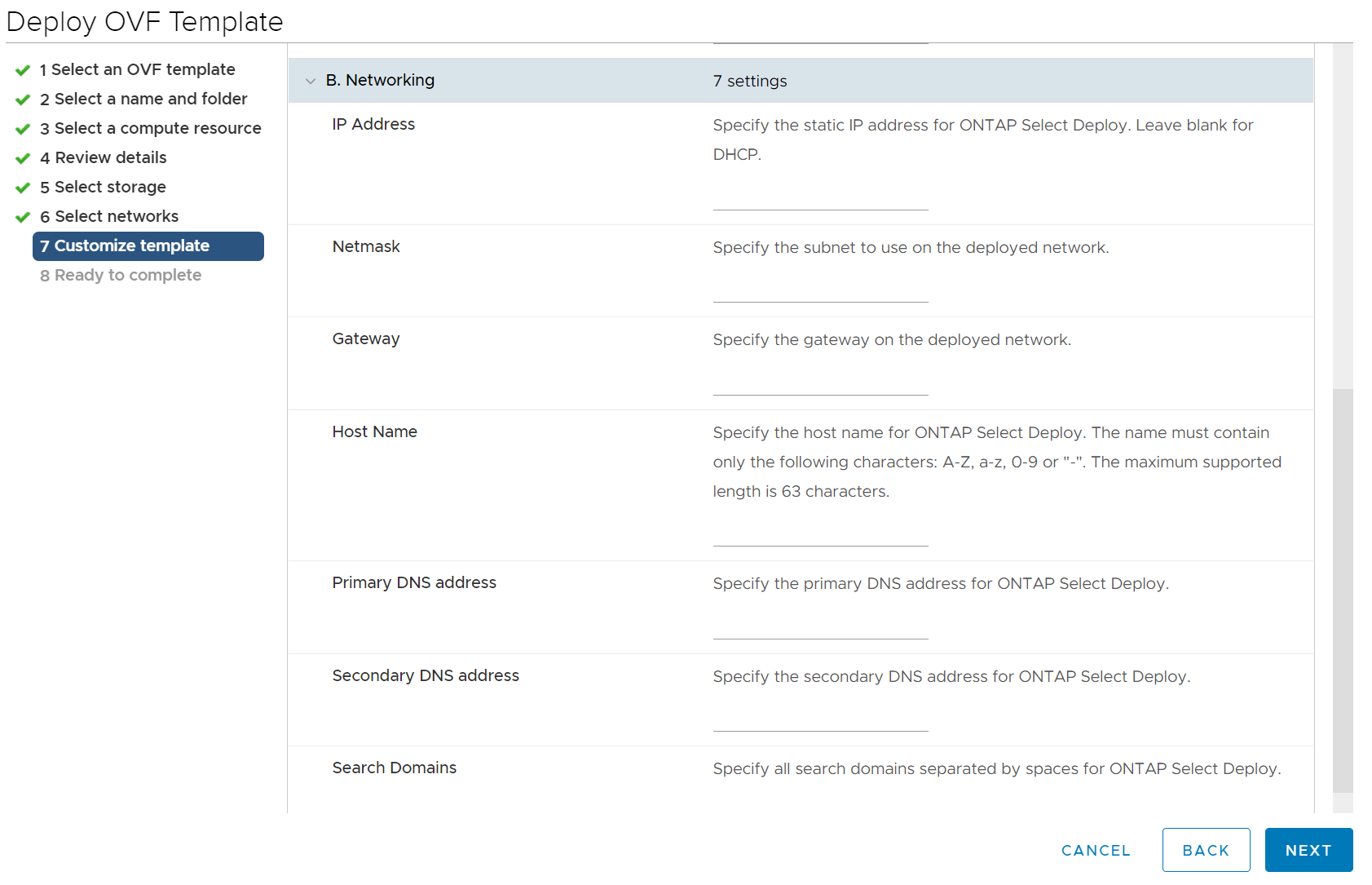 ONTAP Selectを評価モードで利用する(Deploy仮想マシンの作成) ##Ontap - Qiita