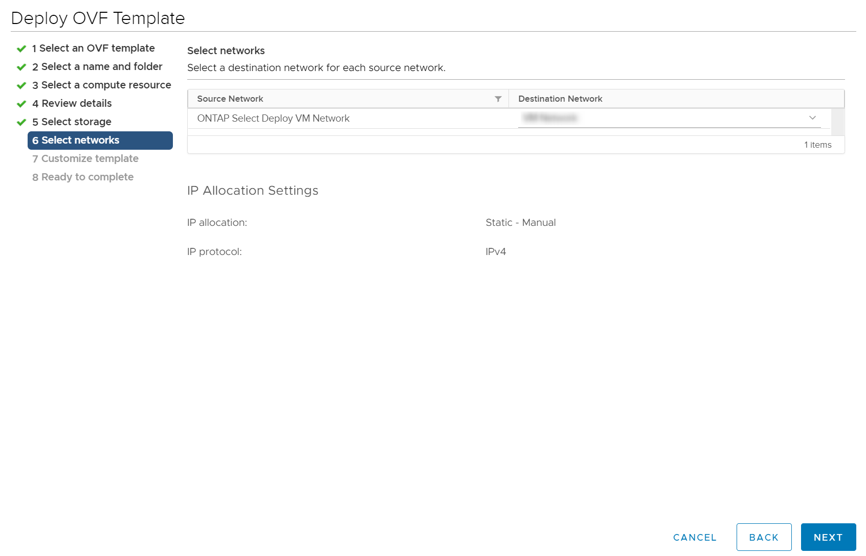 ONTAP Selectを評価モードで利用する(Deploy仮想マシンの作成) ##Ontap - Qiita