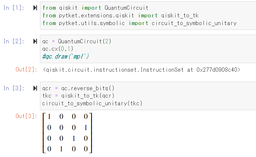 Qiskitとpytketを使って量子回路の行列表現を確認してみた #量子コンピュータ - Qiita