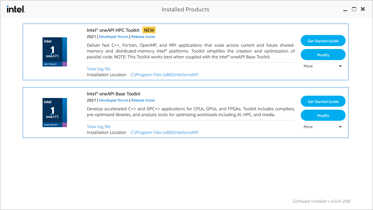 Intel oneAPI Base Toolkit + HPC Toolkit (Intel Fortran)のインストール（Windows版） #intel - Qiita