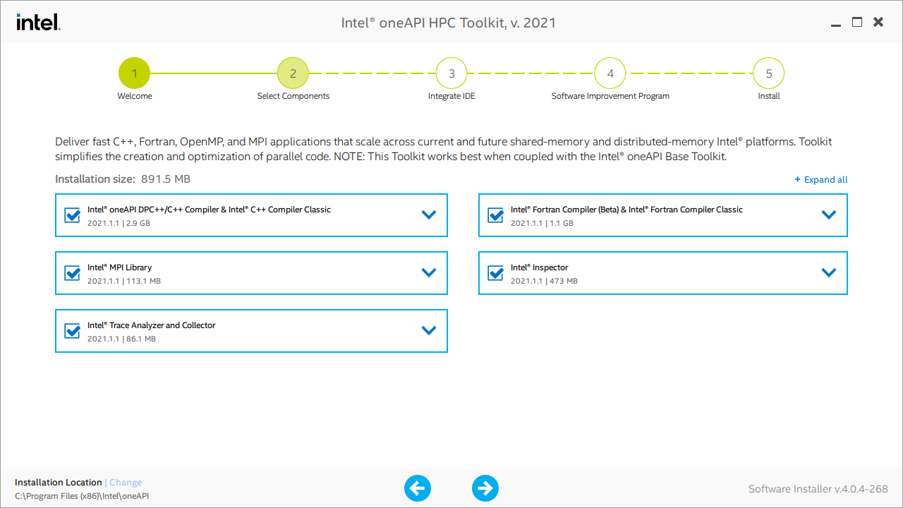 Intel oneAPI Base Toolkit + HPC Toolkit (Intel Fortran)のインストール（Windows版） #intel - Qiita