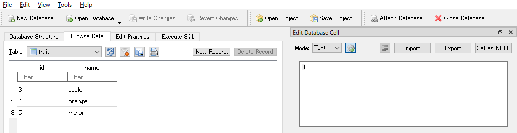 PythonでSQLiteを使ってみる（DB4S・SQLAlchemy） #Python3 - Qiita