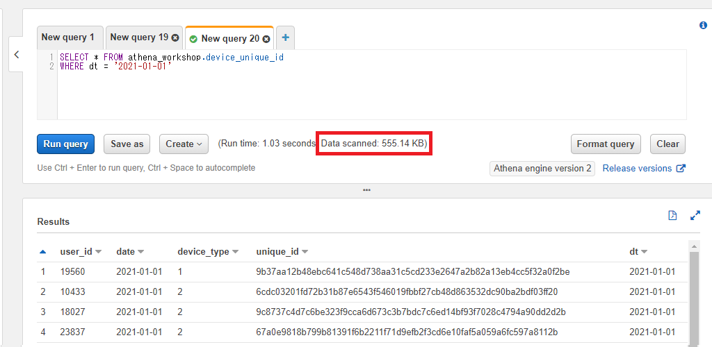Athenaで基礎からしっかり入門 分析SQL（Python・Pandasコード付き） #1 - Qiita