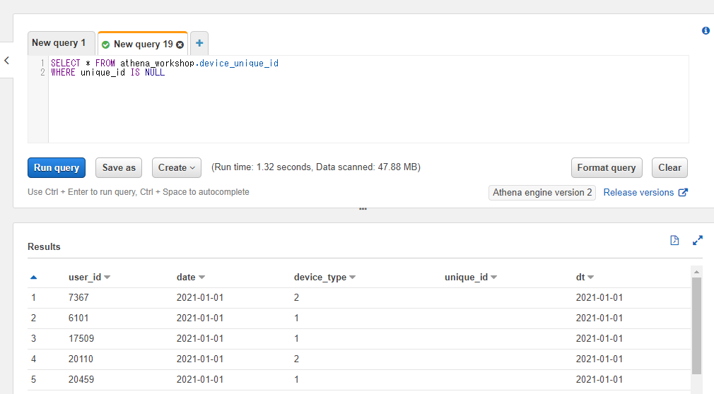 Athenaで基礎からしっかり入門 分析SQL（Python・Pandasコード付き） #1 - Qiita