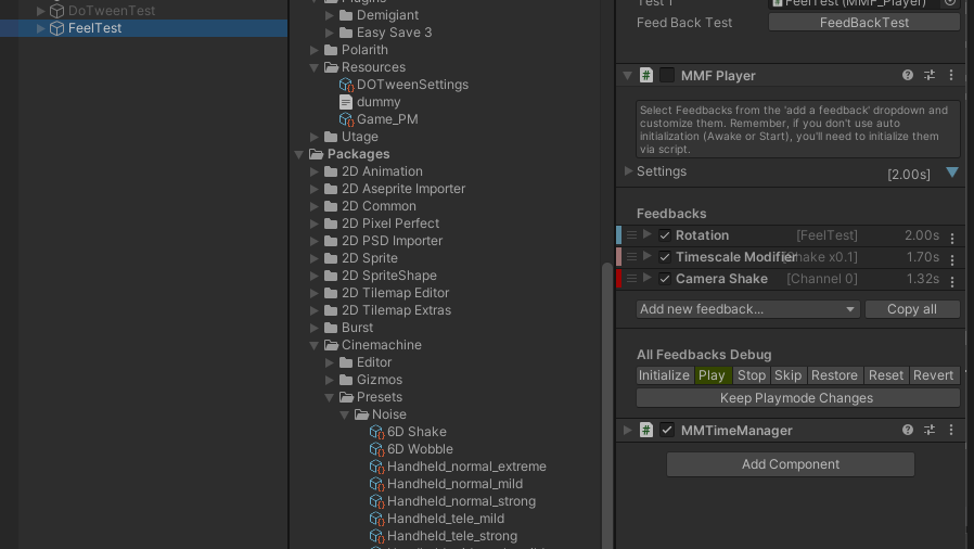Unity Feelを使ってみる #Asset - Qiita