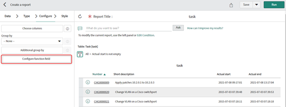レポート作成のちょっとした新機能「Function Field」について #ServiceNow - Qiita