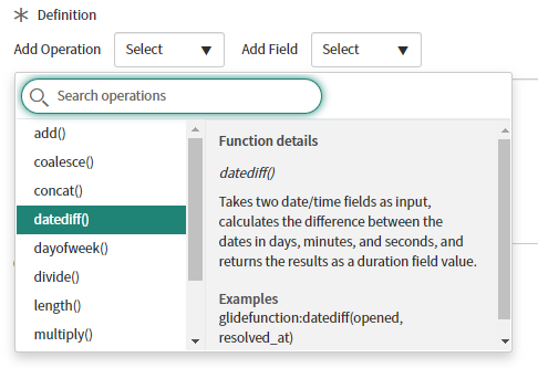 レポート作成のちょっとした新機能「Function Field」について #ServiceNow - Qiita