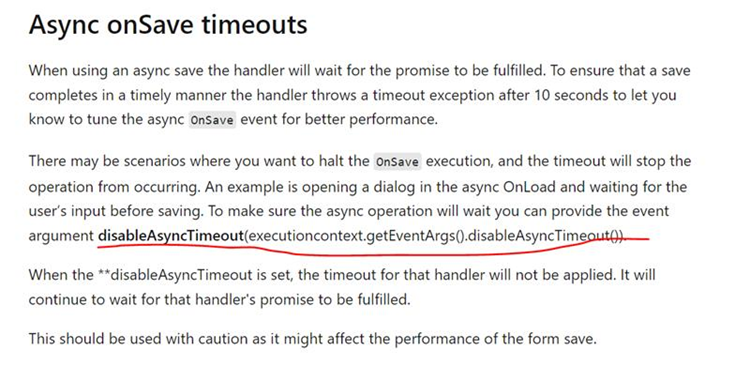 Timeout Limit When OnSave For Dynamics365 PowerApps 9to5Tutorial