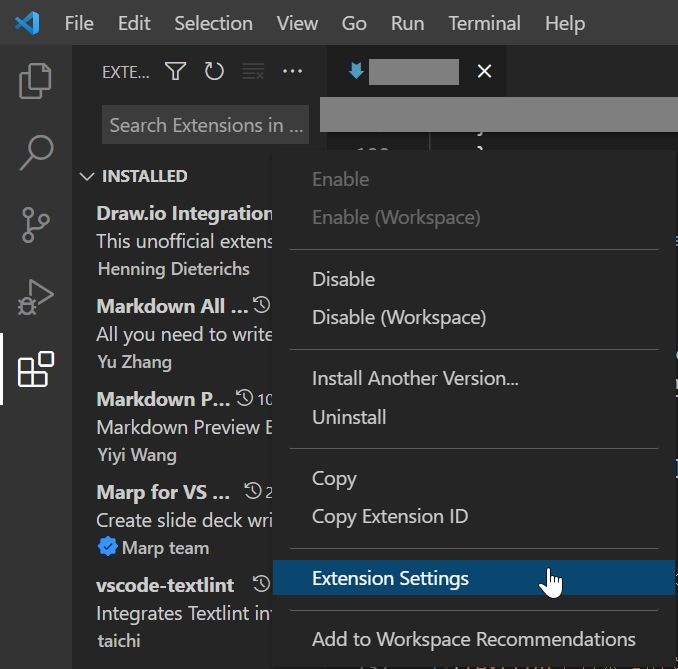 VSCode＋Textlintで文章校正をする #Node.js - Qiita