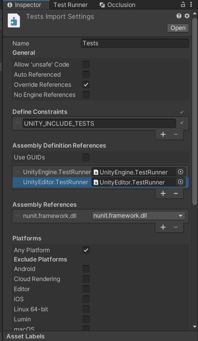Unity Test Runnerの使い方を理解する #C# - Qiita