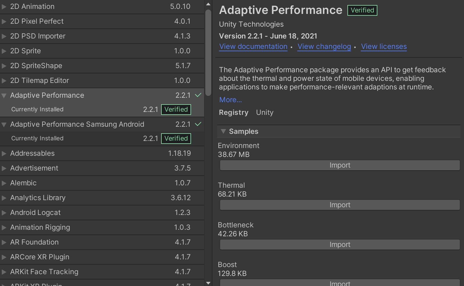 [Unity] Adaptive Performanceを試してみた #アドベントカレンダー2021 - Qiita