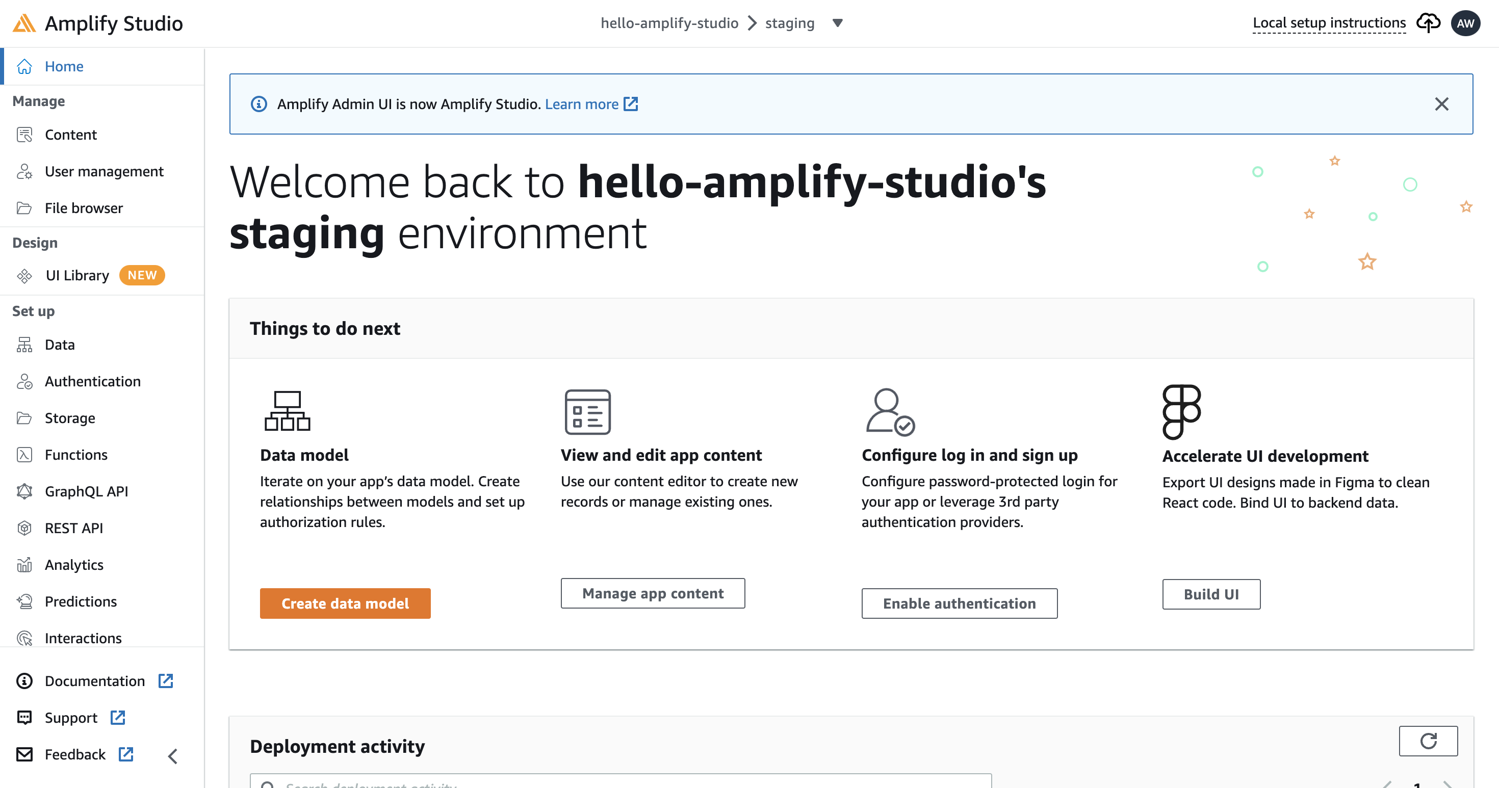 【AWS Amplify Studio + Figma + React】Amplify StudioとFigmaを同期してReactコンポーネントを自動生成する手順 #フロントエンド - Qiita