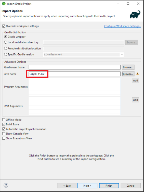 Gradleプロジェクトインポート時のエラー対応メモ #gradle - Qiita