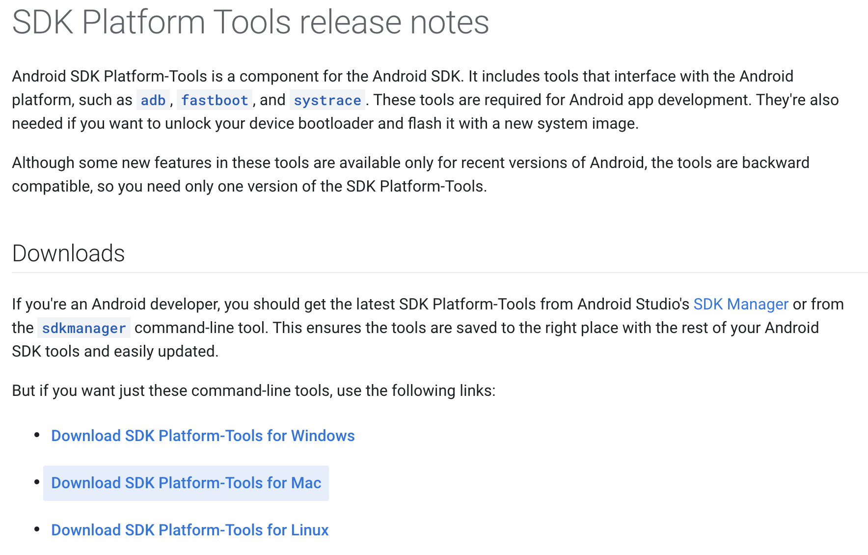 Android SDK platform-tools 旧バージョン インストール #AndroidStudio - Qiita