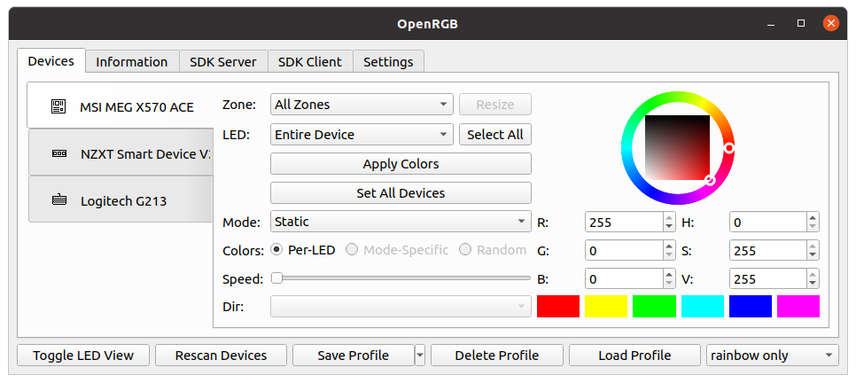 LinuxでもLED LightningしてPCを光らす[OpenRGB] #Ubuntu - Qiita