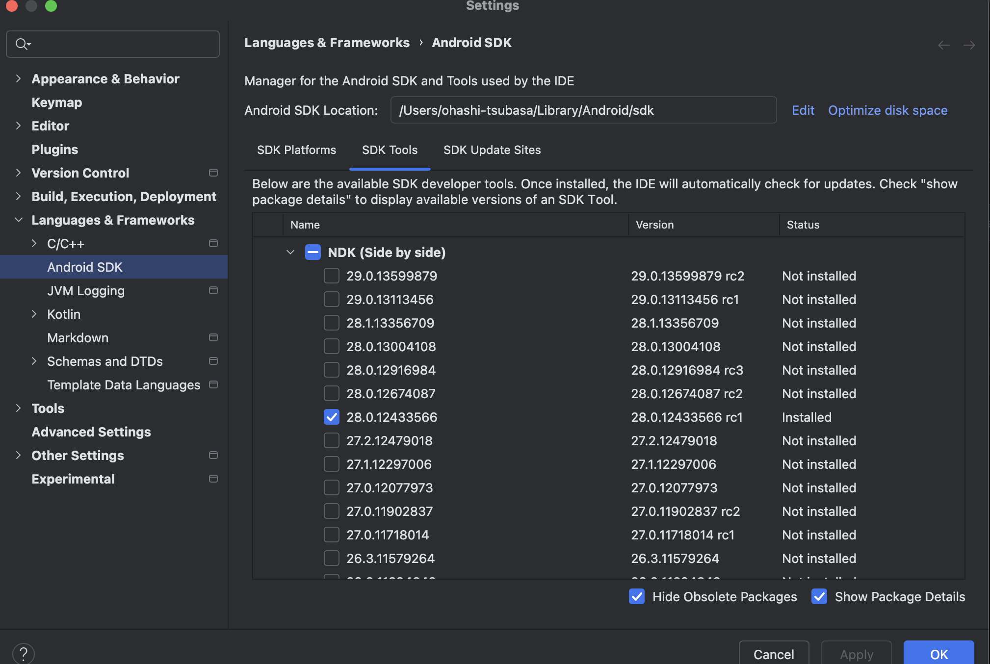 AndroidNDKバージョンの確認方法 #AndroidStudio - Qiita