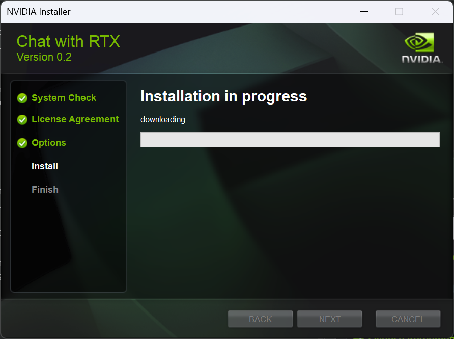 ローカル PC 上で動作する AI チャット（NVIDIA Chat With RTX）をインストールして遊んでみた #Python - Qiita
