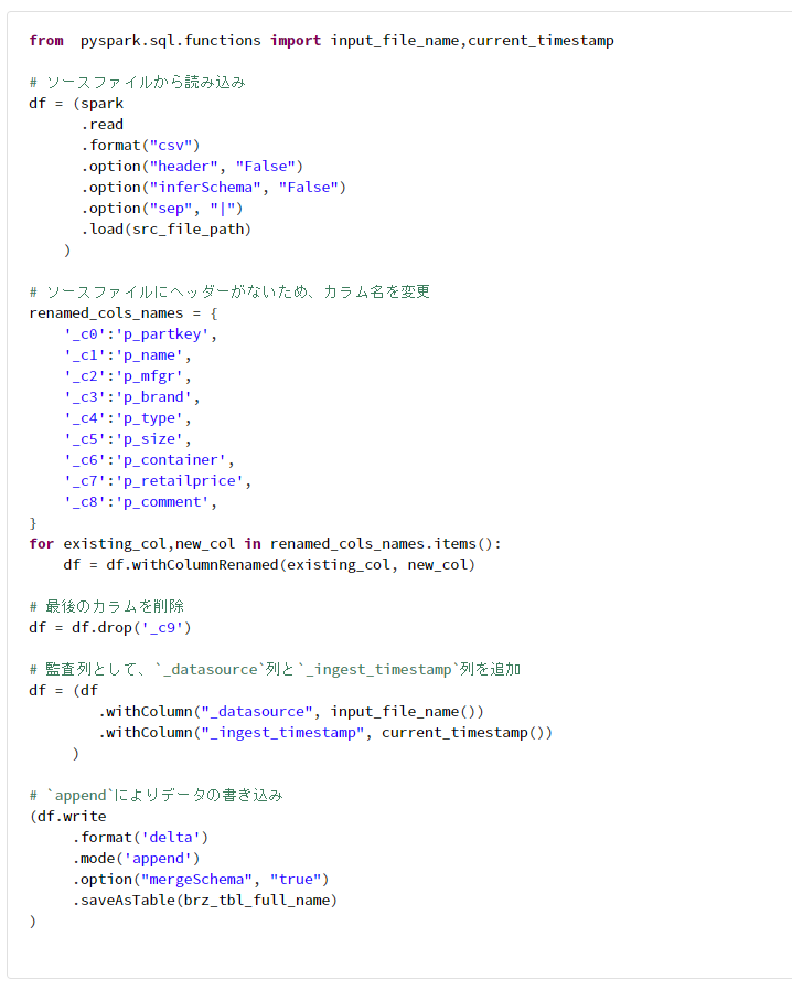 PySpark によるデータエンジニアリング実践 #Python - Qiita