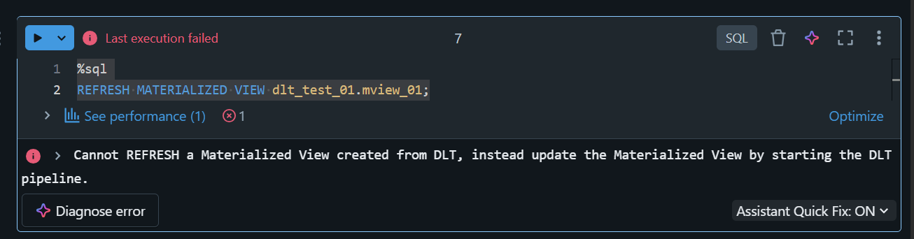 Databricks DLT にて定義した Streaming table と Materialized view に対する Databricks SQL による REFRESH 操作の実施 ...