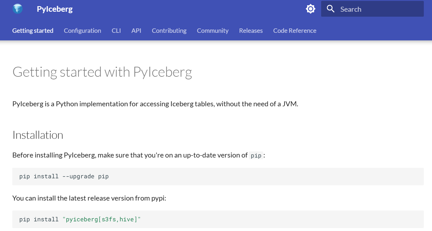 Getting started with PyIceberg と Iceberg で作成されるファイル郡の確認を Google Colab で ...