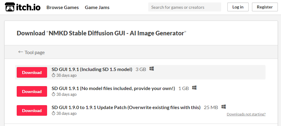 WindowsPC に NMKD Stable Diffusion GUI をインストールする方法 #Windows11 - Qiita
