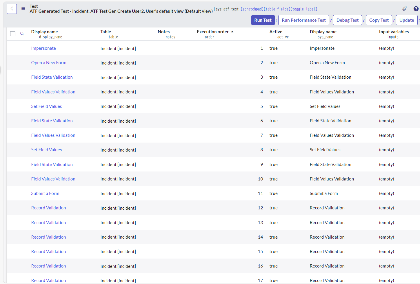 ATF Test Generatorの基本設定 #ServiceNow - Qiita