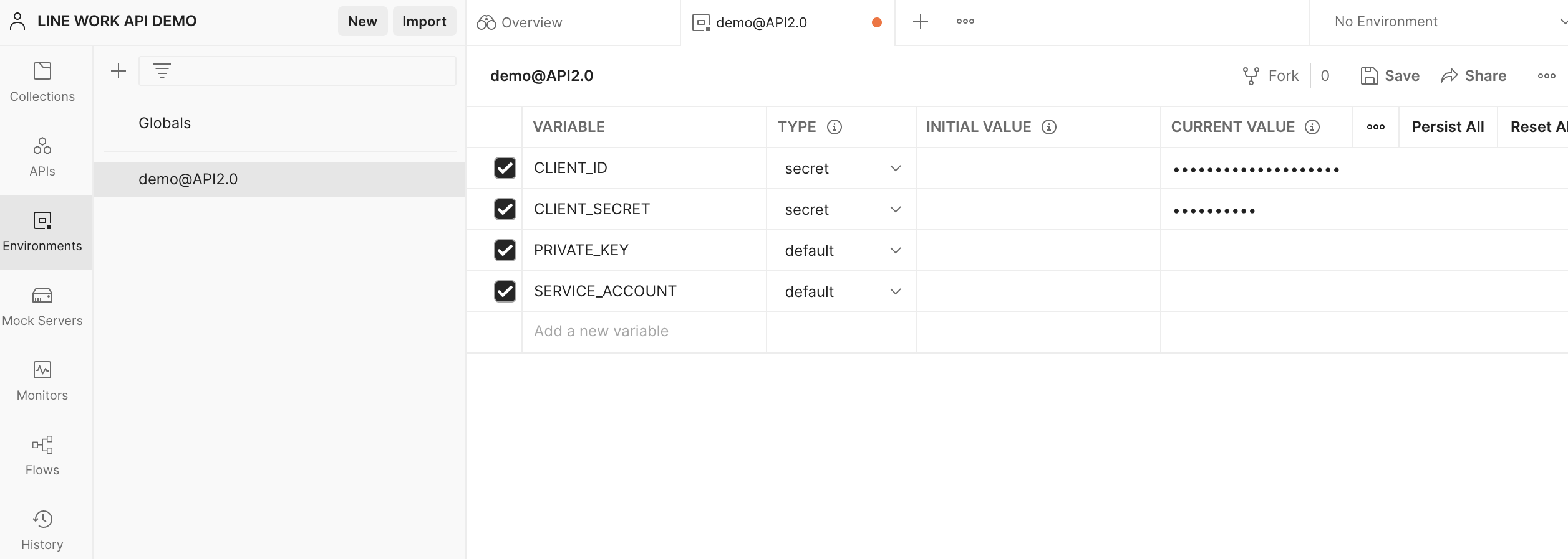 【LINE WORKS】LINE WORKS API 2.0をPostmanで手っ取り早く試してみる【サンプルあり】 #OAuth - Qiita