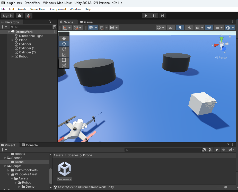 Unity＋python＋箱庭で自作ドローンを動かしてみる！ Toppers Qiita