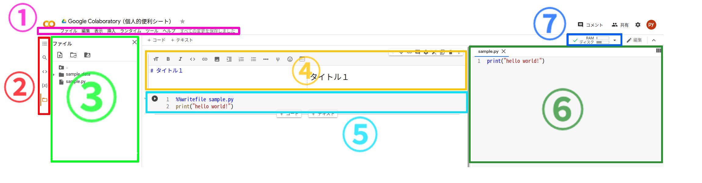 Google Colaboratory（個人的便利シート） #Python - Qiita