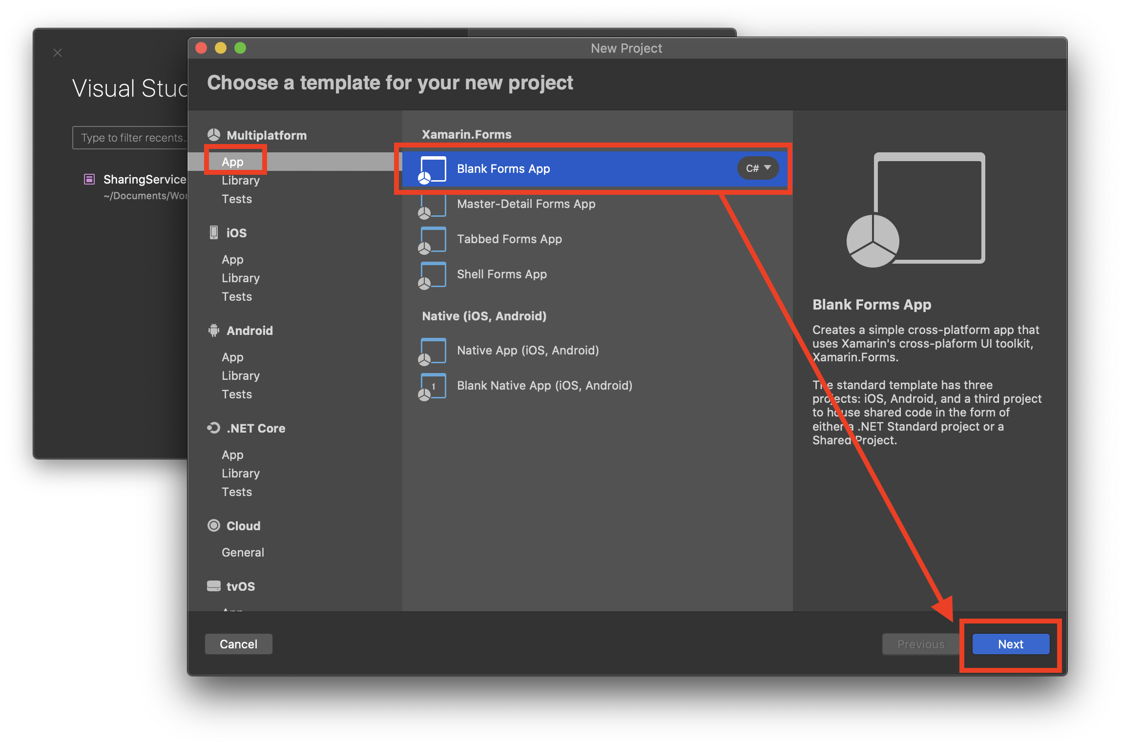 Visual Studio for Mac での Xamarin (iOS/ Android アプリ開発) 入門 01 : ハローワールド (新規作成、エミュレータ作成、アプリ実行 ...