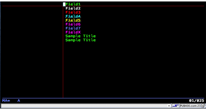 IBM i (旧AS400）の自己学習メモ10 DSPF SDA（Screen Design Aid）チートシート #IBMi - Qiita