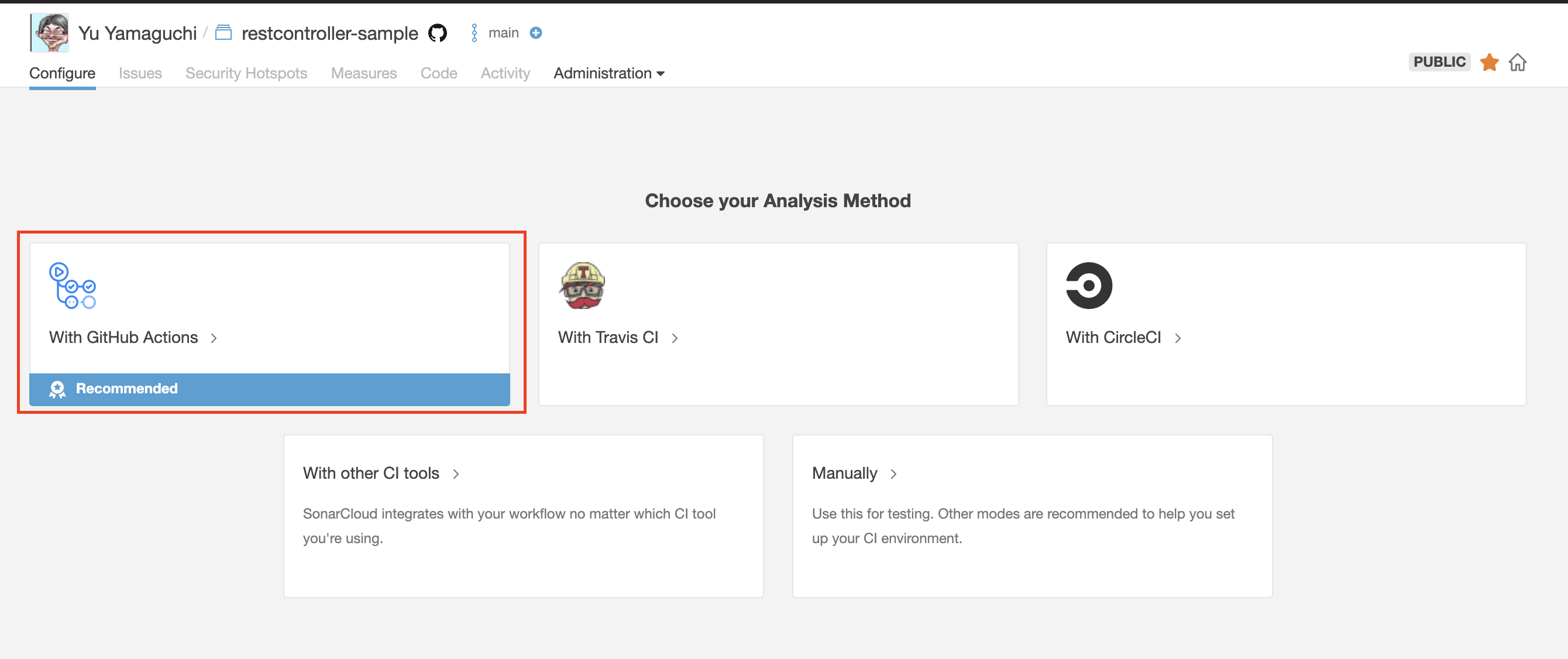 sonarcloudとGitHubをつなげて静的コード解析を手に入れる #Java - Qiita