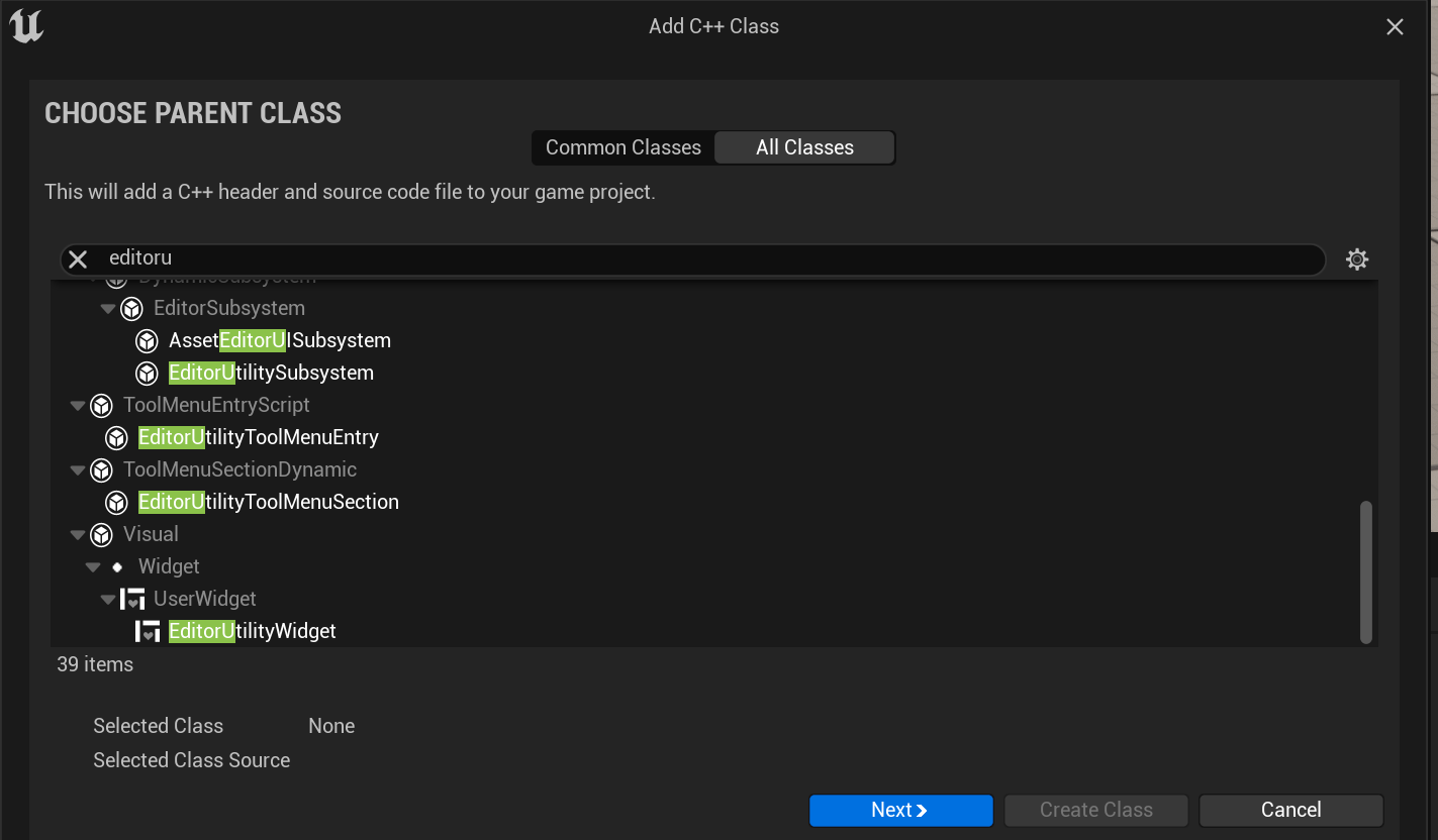 UE4,5 C++でEditor Utility Widgetを作る。 #UnrealEngine - Qiita
