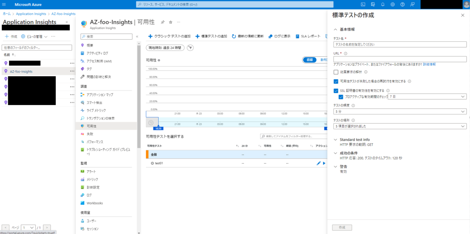 Application InsightsでWebサイトの外形監視をしよう！ #Azure - Qiita