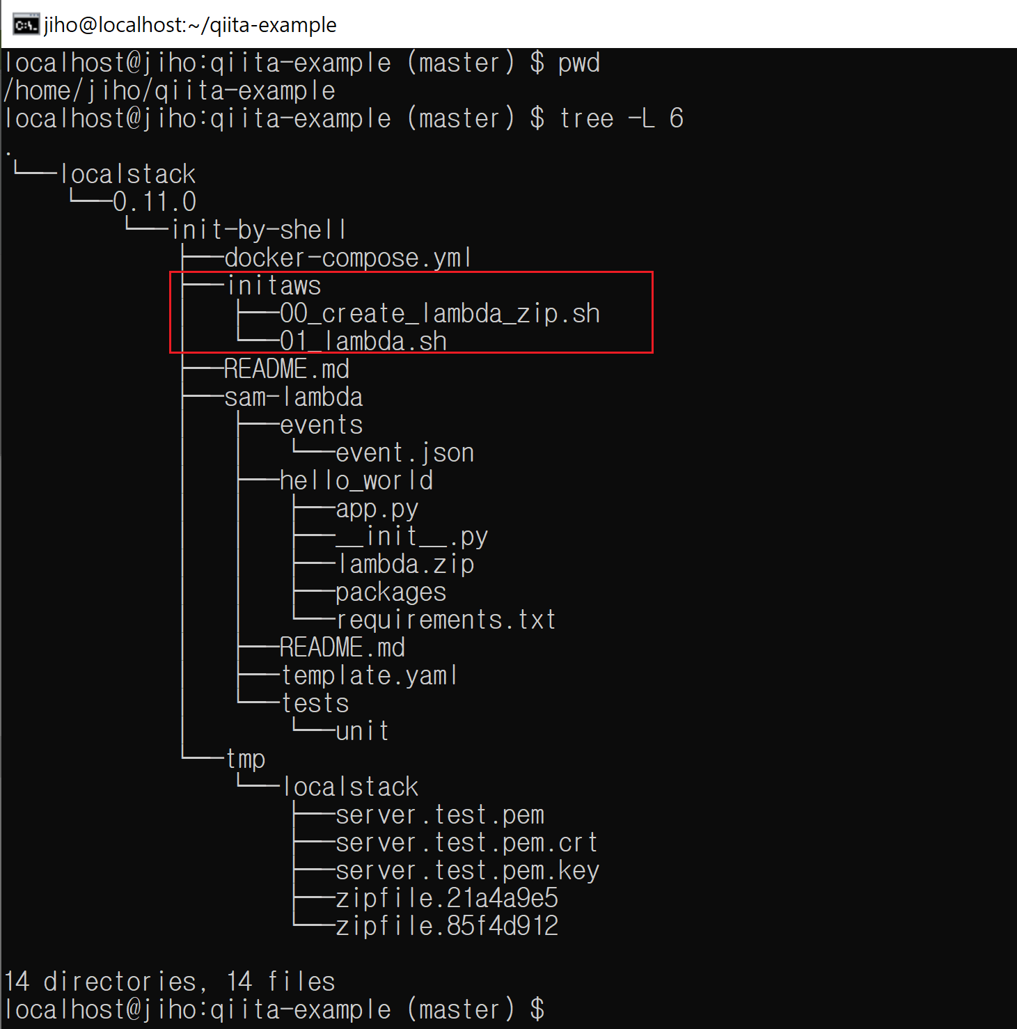 Localstackにlambdaのパッケージをディレクトリ指定でインストールしてzipに固めて作るshell Scriptバージョン Docker Compose Qiita 